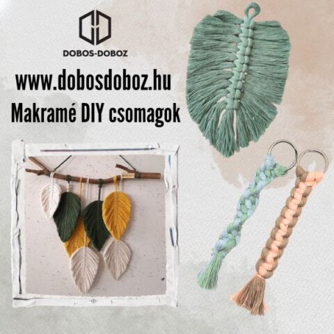 Makramé DIY csomagok - Dobos-Doboz